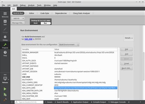 Qt Creator Run Environment Ignored Stack Overflow