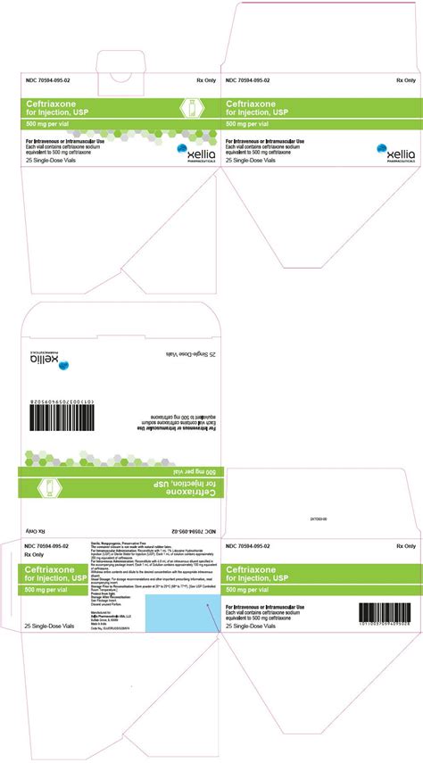 Ceftriaxone Package Insert Prescribing Information