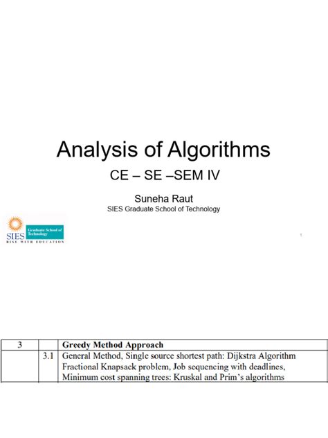 Aoa Lecture 14 Mst Prims Dijkstra Pdf