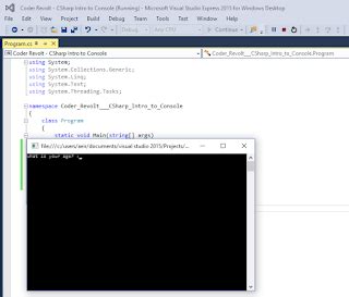 CSharp C Write A Console Message Text Input Steve Aura S Blog CoderRevolt