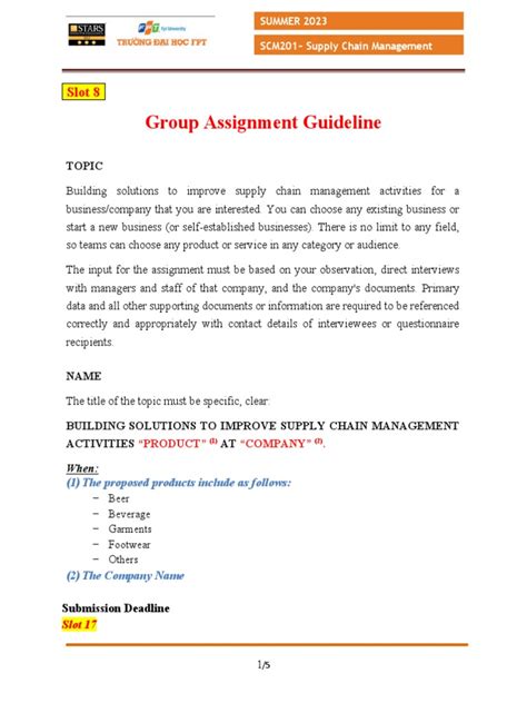 Slot 8 Scm201 Group Assignment Pdf