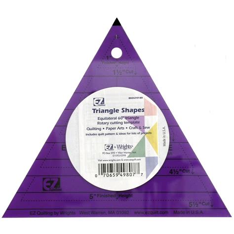 EZ Quilting Triangle Shapes EE Schenck Company