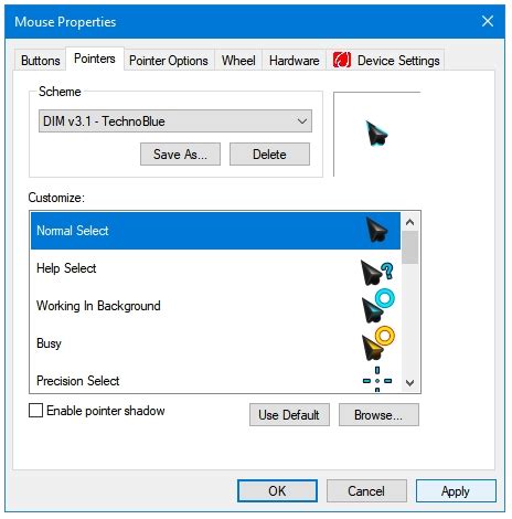 How To Install Mouse Cursor Schemes In Windows 10 PCInsider