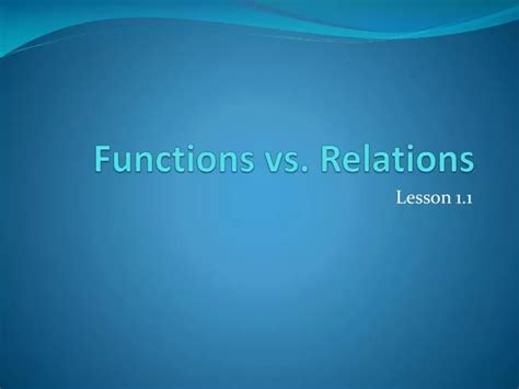 Ppt Functions Vs Relations Powerpoint Presentation Free Download Id 5335506