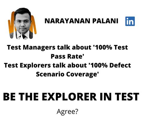 narayanan palani on linkedin testexplorer