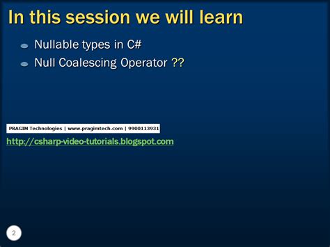 sql server and c video tutorial part 6 nullable types in c
