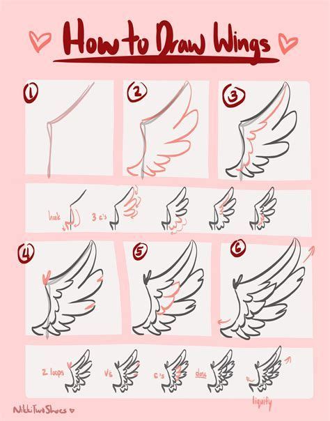 How To Draw A Girl With Wings Step By Step