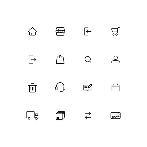 온라인마켓 쇼핑몰 상점 미니 아이콘 디자인 유토이미지 상세페이지 베이직샵 22760173