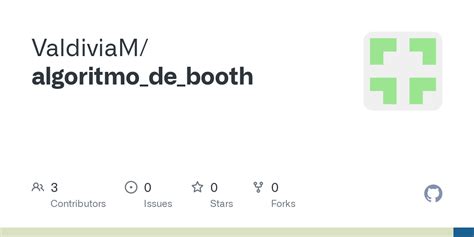 Github Valdiviamalgoritmodebooth