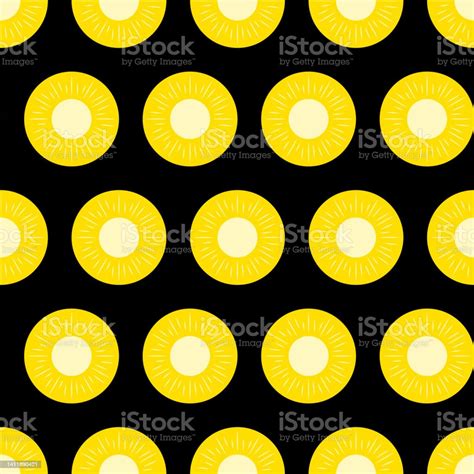 파인애플은 이음새가 없는 패턴을 조각합니다 여름 열대 과일 벡터 배경 섬유 직물 벽지 포장지 등을위한 벡터 템플릿 0명에 대한