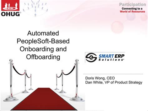 Ohug 2011 Automated Employee Onboarding And Offboarding By Smarterp Ppt