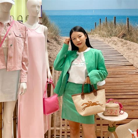 롱샴 23ss 컬렉션 여성 가방 추천 르 파니에 플리아쥬 ♡ 롯데 잠실에서 네이버 블로그