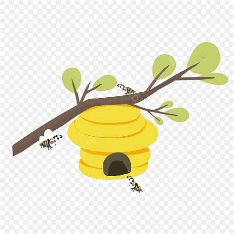 벌집 클립 아트 일러스트 장난 꾸러기 작은 꿀벌 벌집 클립 아트 클립 아트 벌 Png 일러스트 및 Psd 이미지 무료 다운로드 Pngtree