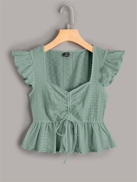 Pin De Verônica En Vestidos Blusas Juveniles Moda Blusas Cortas De