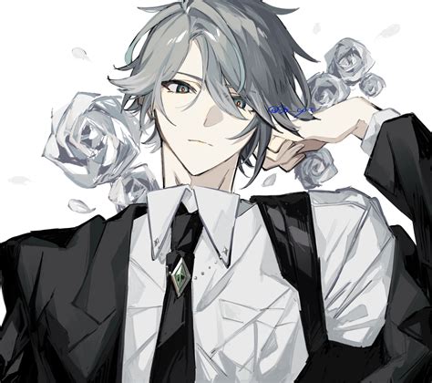 Alhaitham Genshin Impact Drawn By Shoyai Danbooru