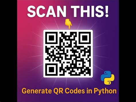 Generate Qr Codes In 2 Lines Of Python 易 Shorts Python
