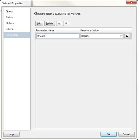 Reporting Services Can We Show Between Date Parameters Displayed Like