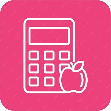 Premium Vector Calorie Calculator Vector Illustration Style