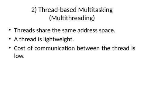 multi threading in java power point presenetation ppt