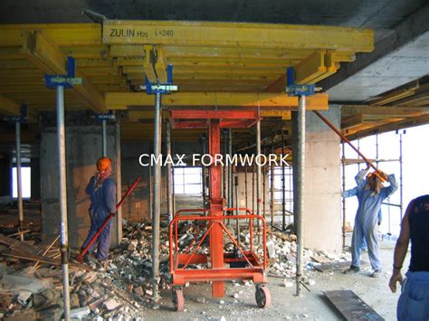 Shifting Trolley Slab Formwork System For Transporting Table Formwork