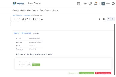 Using Basic LTI 1 3 Inside Brightspace H5P