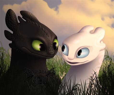 Luna X Toothless