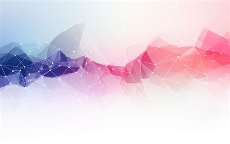 Premium Photo Low Poly Plexus Network Complexity Abstract Banner