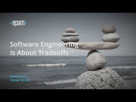 Ndc Conferences Talk Software Engineering Is About Tradeoffs From Ndc Conferences Class Central