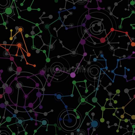 Molecule And Communication Background Network Stock Vector Illustration Of Circle Global