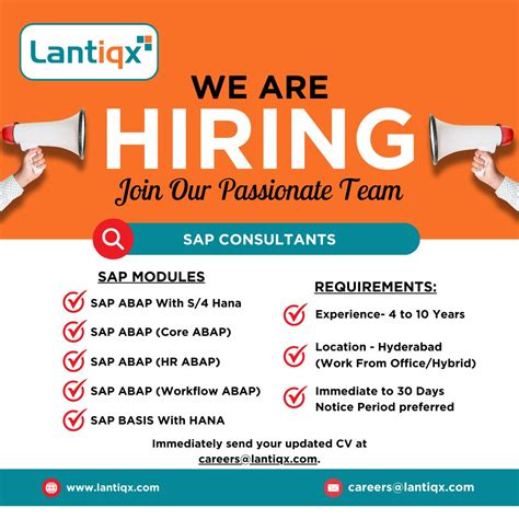 lantiqx on linkedin hiring sapconsultants sapabap sap saphiring