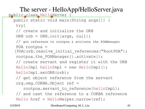 the common object request broker architecture corba ppt download
