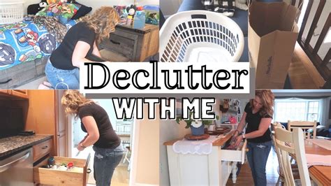 Declutter With Me Whole House Declutter Youtube