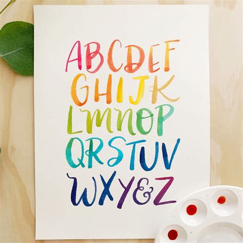 Abcs Lettering Kit In 2020 Hand Lettering Tutorial Lets Make Art