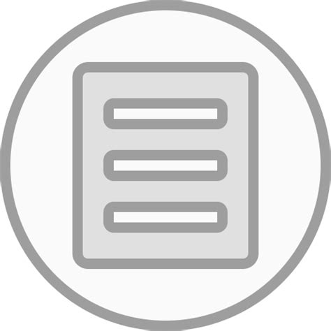 Center Alignment Generic Grey Icon