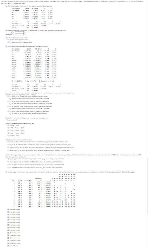 The Article Response Surface Methodology For Protein