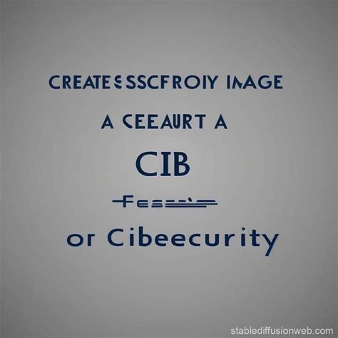 Cybersecurity Image Stable Diffusion Online