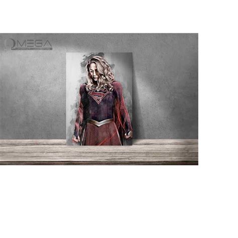 Supergirl Poster Supergirl Print Art Print Wall Art Home Dec Inspire