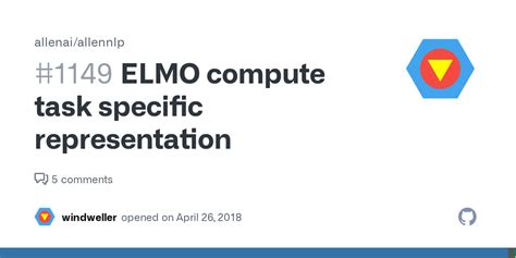elmo compute task specific representation · issue 1149 · allenai