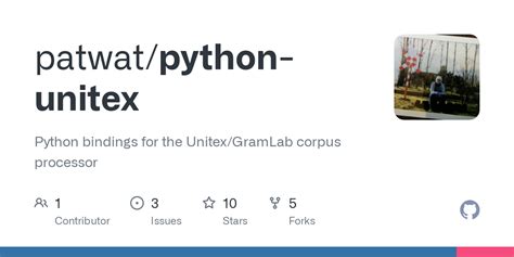 Github Patwatpython Unitex Python Bindings For The Unitexgramlab