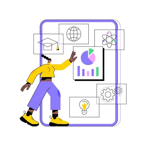 Premium Vector Learning Management System Abstract Concept Vector Illustration