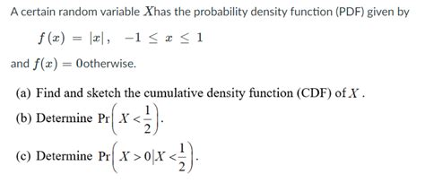 Solved A Certain Random Variable Xhas The Probability