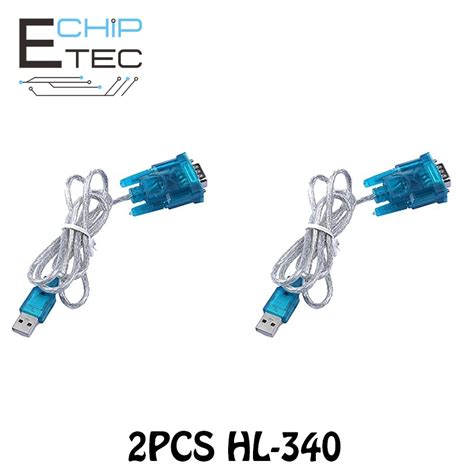 อะแดปเตอร์สายเคเบิล Hl 340 Usb To Rs232 Com Port Serial Pda 9 Pin Db9
