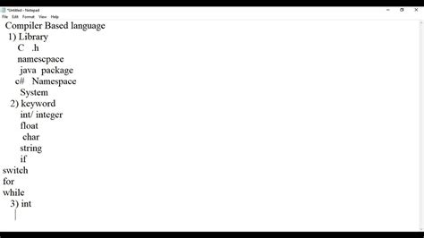 Amazing Basic Programming Concept To Learn Any Programming Language Youtube