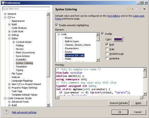 CCS LAUNCHXL F M How To Highlight Function Name In A CCS MotorWare Project Code Composer