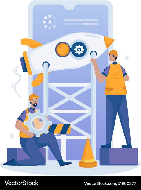 Software Development Maintenance Royalty Free Vector Image