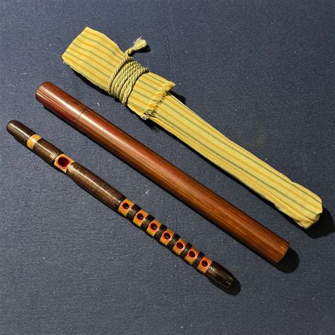 Yahoo オークション 能管 龍笛 竜笛 りゅうてき 黒巻 煤竹 樺巻 吹物