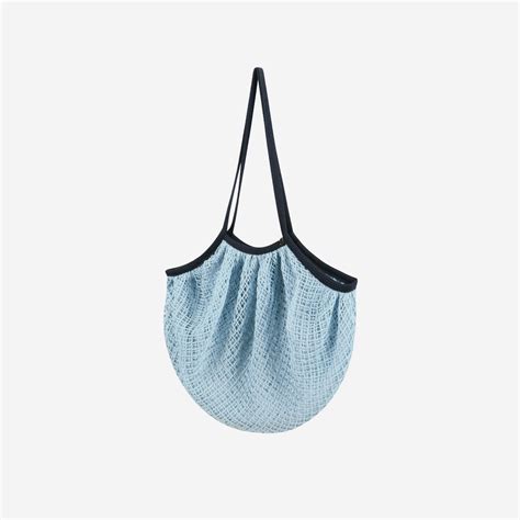 필인더블랭크 피쉬 크로셰 백 블루 Fillintheblank Kream