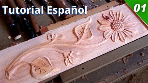 🌻 Girasol Tallado En Madera Tutorial Ep 1 Youtube