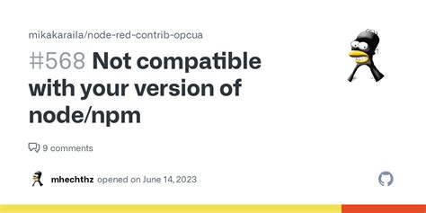 Not Compatible With Your Version Of Nodenpm · Issue 568 · Mikakarailanode Red Contrib Opcua