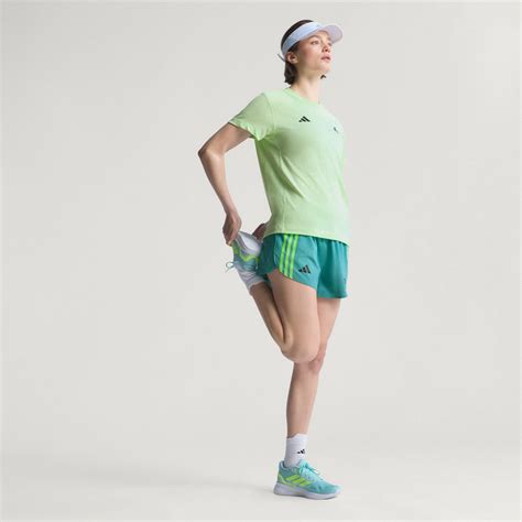 Adidas Runners Tee Gender Neutral Green Adidas Malaysia